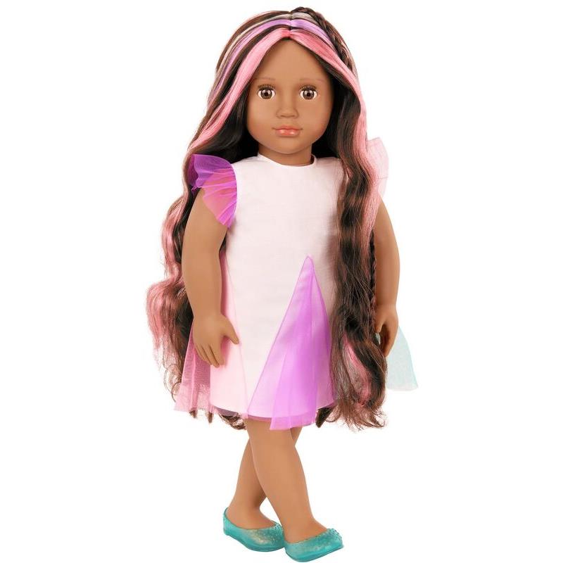 Our Generation Κούκλα Tania With Rainbow Colored Hair Grow (BD31567Z ...